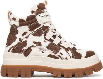 Buffalo Schn&uuml;rschuhe Aspha Nc Mid 16398 Creme