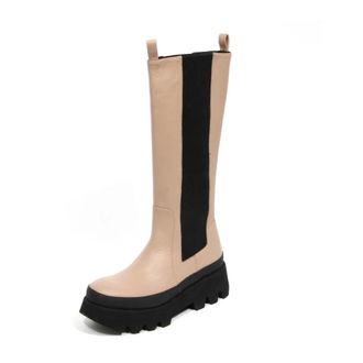 Paloma Barcel&oacute; Bibi Lederstiefel in Mauve - - Shoes - Damen - Beige - 38 EU
