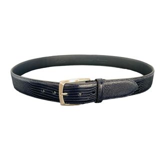 Paolo Vitale unisex, Accessoires, Noir, Taille: 100 CM Ceinture Faite Main 100% Øgle Modèle 1326413
