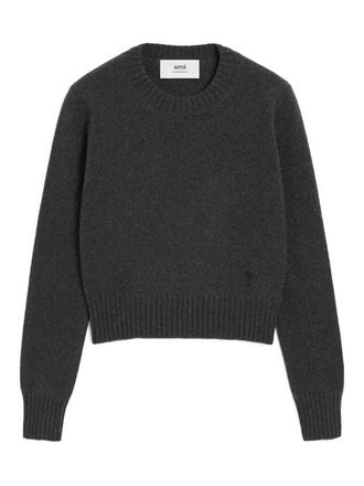 Ami Pull Col Rond - Gris