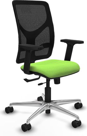 Piqueras y Crespo B&uuml;rostuhl, 8 Stunden, mit 2D-Armlehnen, h&ouml;henverstellbare Lendenwirbelst&uuml;tze, ausgestattet mit Syncro/Traslack und Schneideschaum, mit Rollen von 65 m