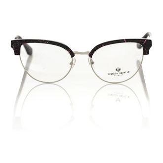 Frankie Morello Burgund Metallic Clubmaster Brille - - Accessories - Damen - Schwarzk - ONE SIZE