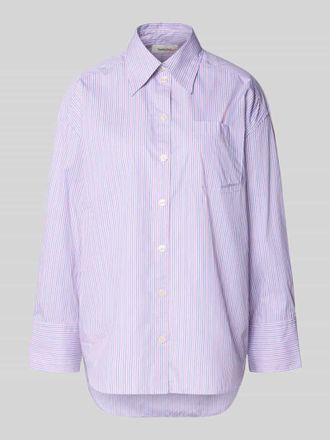 Selected Oversized Hemdbluse aus reiner Baumwolle Modell HOTEL AMOUR