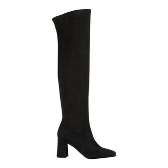Cosmoparis Femme, Chaussures, Noir, Taille: 40 EU Bottines montantes à talon en stretch
