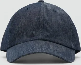 Mango Casquette unie en coton bleu - Femme - Taille unique - MANGO