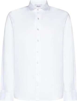 D4.0 Homme, Chemises, Blanc, Taille: 2XL Chemise en maille de coton