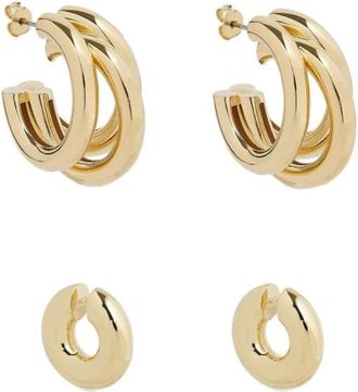 Paco Rabanne Femme, Accessoires, Jaune, Taille: ONE Size Jewel Earring Set