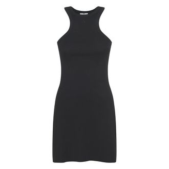 Courr&egrave;ges Femme, Robes, Noir, Taille: 36 FR Mini-robe en jersey