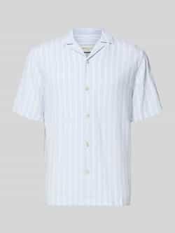 Tom Tailor Denim Relaxed Fit Freizeithemd aus Viskose-Leinen-Mix