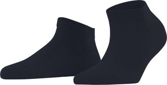 Falke Damen Sneakersocken Family W Sn nachhaltige Baumwolle kurz einfarbig 1 Paar, Blau Space Blue 6116, 39-42