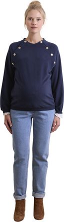 Vertbaudet Sweatshirt, Schwangerschaft & Stillzeit Marine 40/42