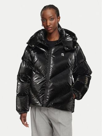 Karl Lagerfeld Winterjacke B3W15036 Schwarz Regular Fit