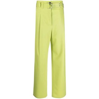 Philosophy di Lorenzo Serafini Femme, Pantalons, Vert, Taille: 36 FR Straight Pantalons