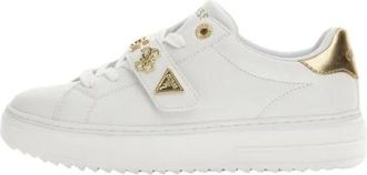 Guess Femme, Chaussures, Blanc, Taille: 35 EU Drift 4G Peony Logo Baskets