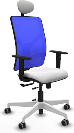 Piqueras y Crespo Schreibtischstuhl, verstellbare Armlehne, h&ouml;henverstellbare Lendenwirbelst&uuml;tze und festes Kopfteil, ausgestattet mit Syncro/Traslack und Schneideschau