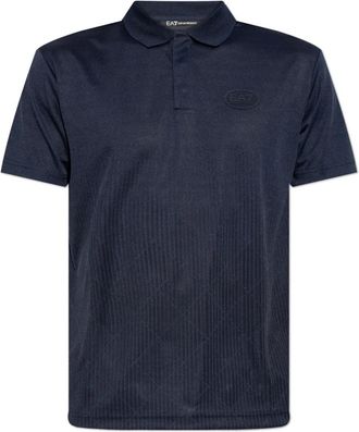 Emporio Armani Emporio Armani Ea7, Homme, Tops, Bleu, Taille: XL Polo de Golf Pro