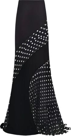 Nina Ricci Femme, Jupes, Noir, Taille: 40 FR Longue Jupe &agrave; Pois