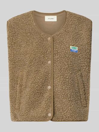 American Vintage Regular Fit Weste aus Teddyfell Modell Hoktown