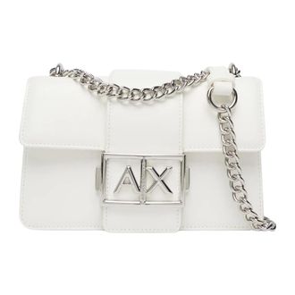 A|X Armani Exchange Femme, Sacs, Blanc, Taille: ONE Size Petit sac bandouli&egrave;re