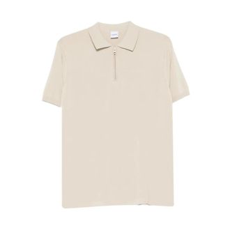 Aspesi Zip Polo - - Tops - Herren - Beige - M