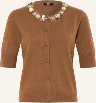 Riani Riani Strickjacke Aus Merinowolle Mit Cashmere braun