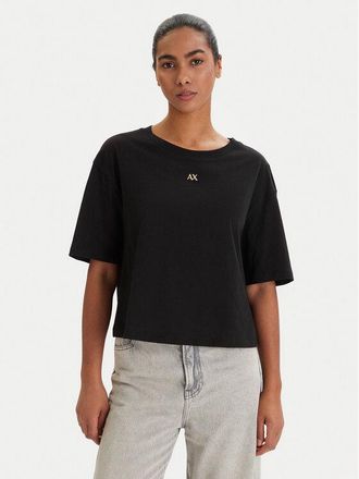 A|X Armani Exchange T-Shirt XW001836 AF10356 UC001 Schwarz Regular Fit