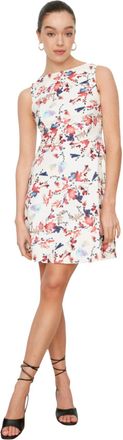 Trendyol Damen Blumenmusterkleid. Dress, Multi Color, 42 EU