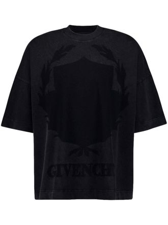Givenchy t-shirt Shadow en coton - Noir