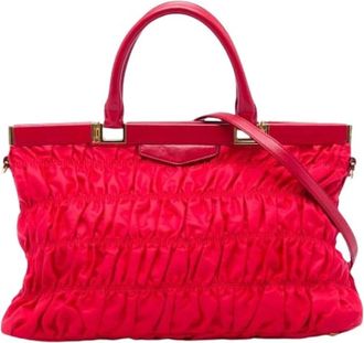 Prada Pre-owned Vintage Satchel - Femme - Pre-owned - Rouge - Taille: ONE Size