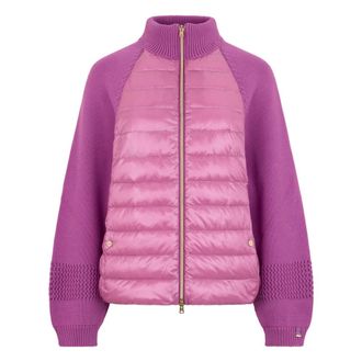 Herno Femme, Vestes, Rose, Taille: 40 FR Veste Matelass&eacute;e en Tricot