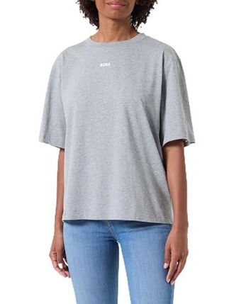 BOSS C_ Enis_Small_Logo Jersey, Silver, M Women