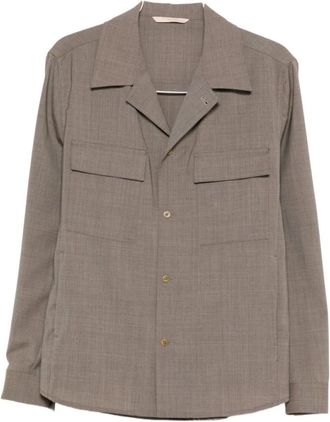 BRIGLIA 1949 Homme, Vestes, Gris, Taille: XL John Shirt Jacket