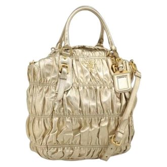 Prada Sac &agrave; main vintage Pre-owned - Femme - Pre-owned - Jaune - Taille: ONE Size