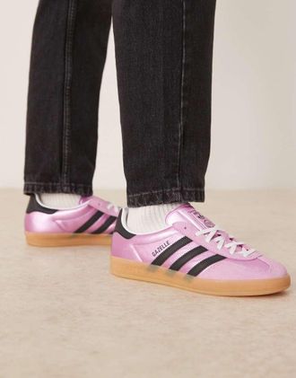 adidas Originals Gazelle Indoor - Baskets - Violet métallisé