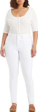 Levi's Damen 721 High Rise Skinny Skinny Fit Western White 26W / 30L Active
