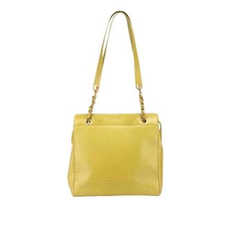 Chanel Pre-owned Vintage Schultertasche - - Pre-owned - Damen - Gelb - ONE SIZE