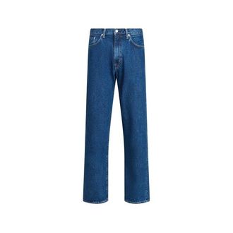 Edwin Jean droit uni en coton