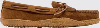 Buttero Chaussures bateau en cuir su&eacute;d&eacute; avec semelle Vibram et lacets