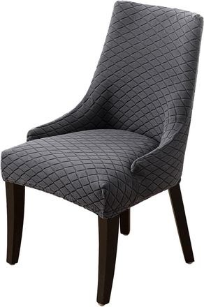Generic Polsterschutz F&uuml;r Esszimmerst&uuml;hle, Elastische Anti-Rutsch Sesselbezug Abnehmbar Und Waschbar, Schoner F&uuml;r Wingback Armlehnen St&uuml;hle Im Wohnzimmer, B&uuml;r