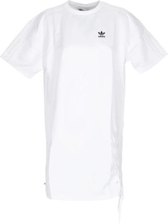 adidas Always Original Laced T-Shirt Kleid - - Sport - Damen - Wei&szlig; - 2XL