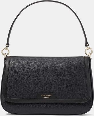 Kate Spade New York Kate Spade Hudson Schultertasche Mit Umschlag, Wandelbar f&uuml;r Frauen in Schwarz | LEDER