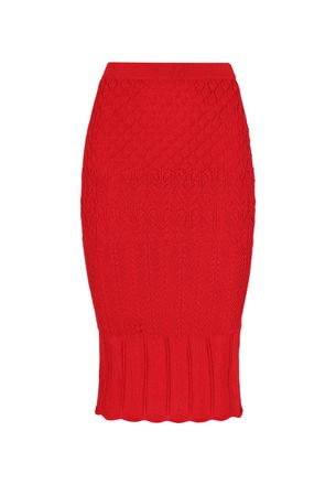 Faina Rock Frauen Rot