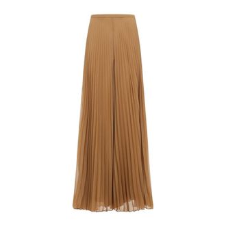 Max Mara Mxegrembo Plissehose - - Trousers - Damen - Braun - 2XS