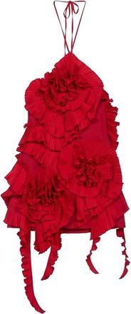 Blumarine Knielanges Kleid - Rot