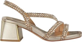 Alma En Pena Alma EN Pena, Femme, Chaussures, Jaune, Taille: 37 EU Sandalette strass sans zip