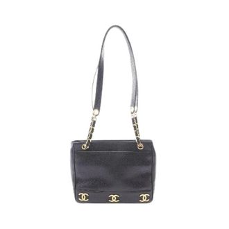 Chanel Pre-owned Triple Coco Grained Calf Tote Bag - - Pre-owned - Damen - Schwarzk - ONE SIZE