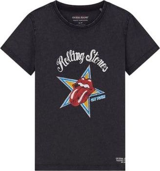 Guess T-shirt imprim&eacute; en coton m&eacute;lang&eacute;