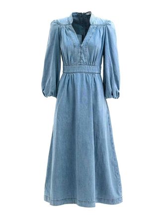 Zimmermann Robe Au Genou - Délavé