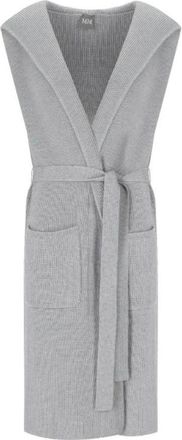 Max Mara Femme, Vestes, Gris, Taille: 40 FR Badesse Sleeveless Cardigan