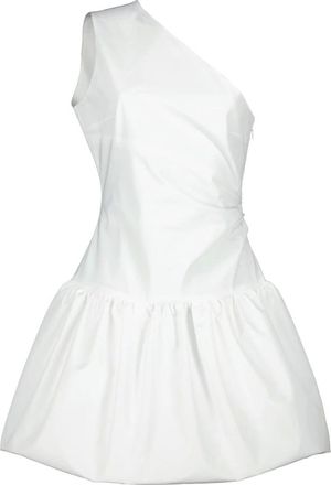 Patou Femme, Robes, Blanc, Taille: 38 FR Robe Mini Bloomer Asym&eacute;trique